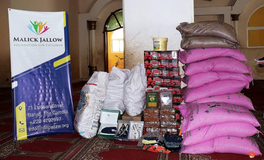 MJFC gives to Quranic School at Sheikh Omar Futi Taal mosque in Gunjur ...